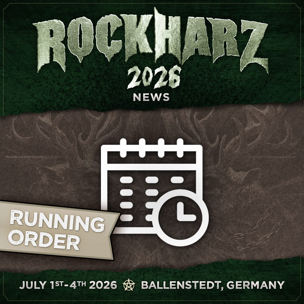 RUNNING ORDER ROCKHARZ 2026 – ROCKHARZ Festival
